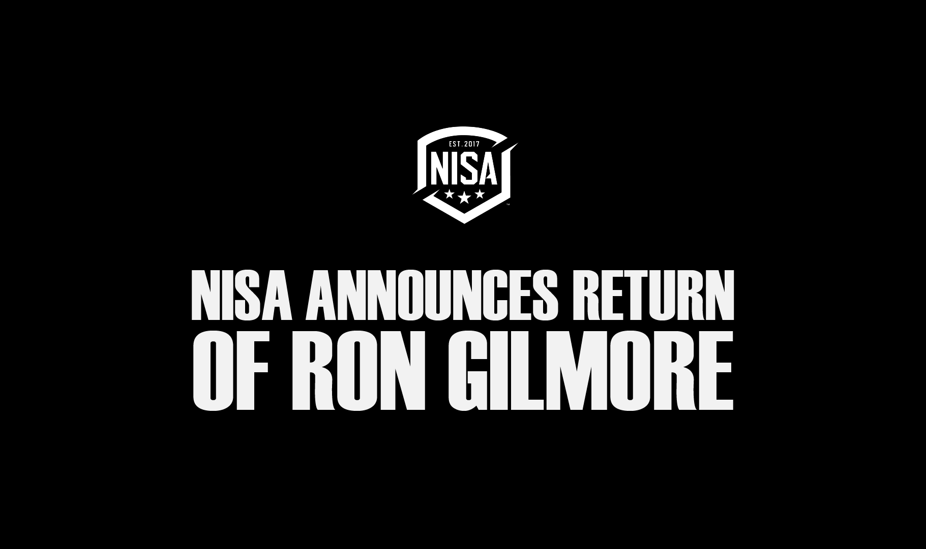NISA Announces Return of Ron Gilmore | National Independent Soccer Association